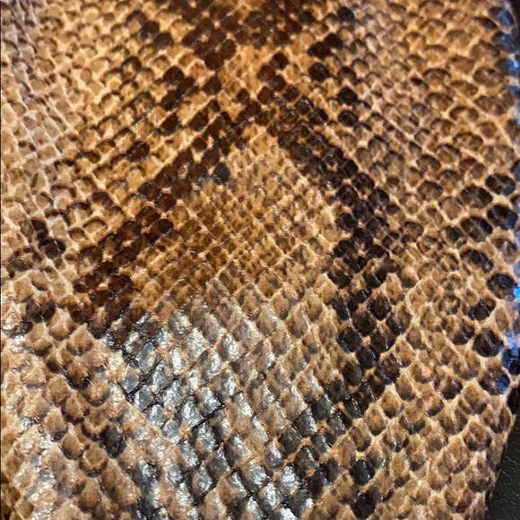 Moroccan | Shoes | Handmade Snake Skin Moroccan Pointy Babouche Shoes ...